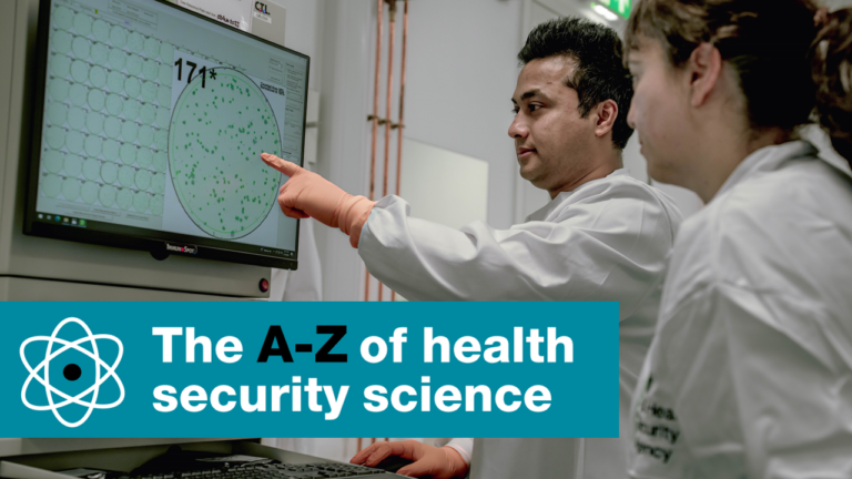 The A to Z of health security science – UK Health Security Agency